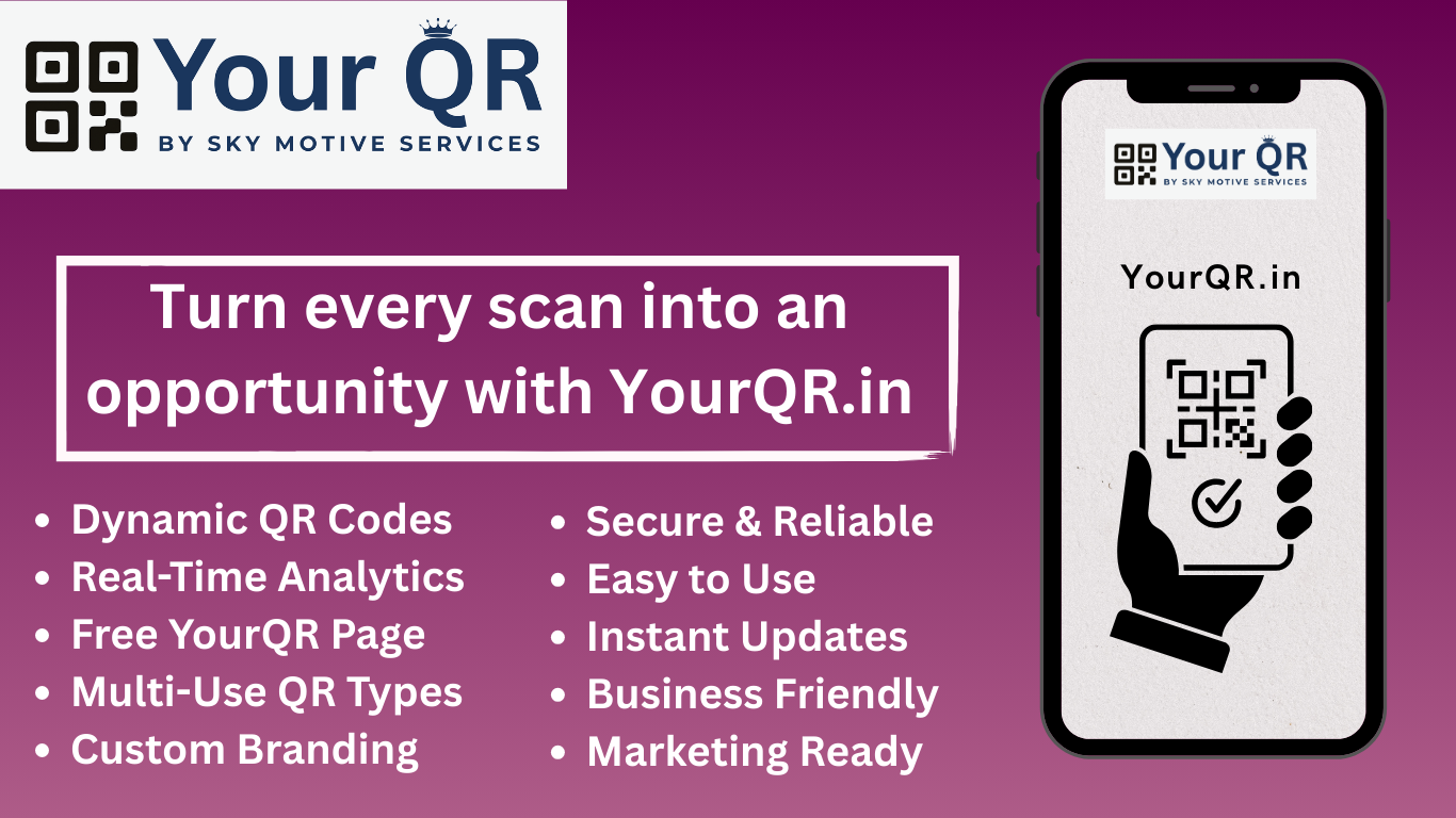 YourQR.in - Dynamic QR Codes Made Simple